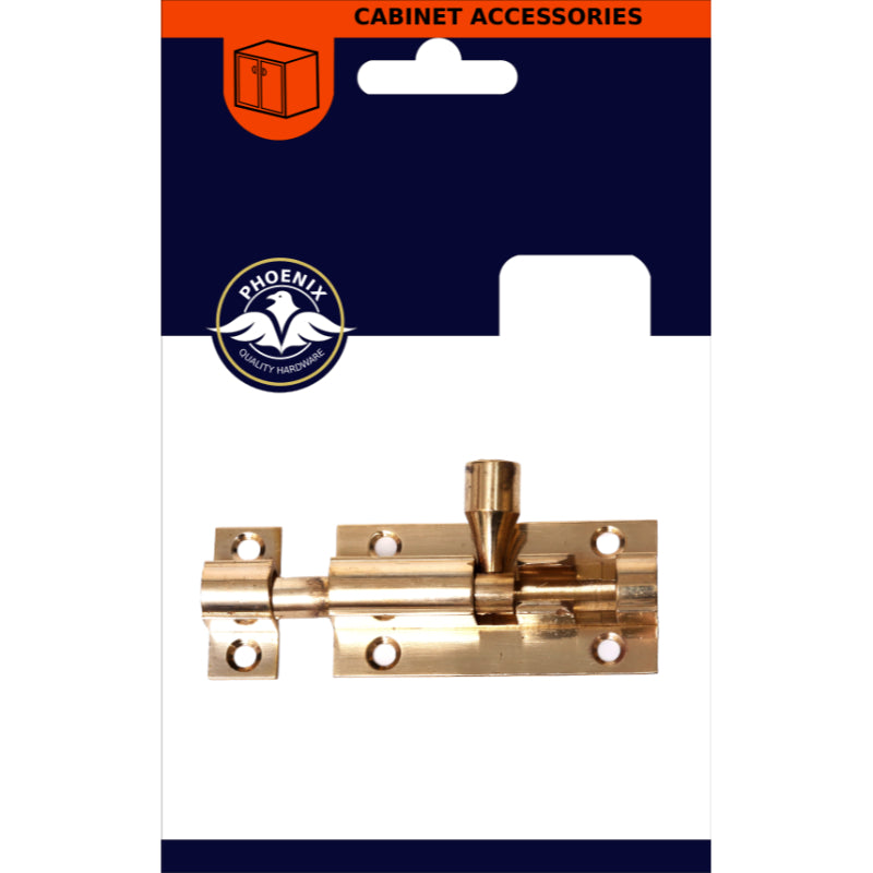 2 1/2 Inch Brass Barrel Door Bolt – Smyth's Homevalue