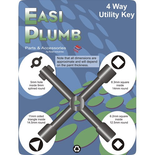 Easi Plumb 4 Way Utility Key – Smyth's Homevalue