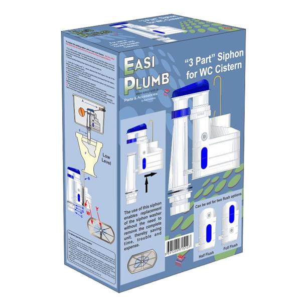 Easi Plumb 3 Part Siphon For WC Toilet Cistern – Smyth's Homevalue