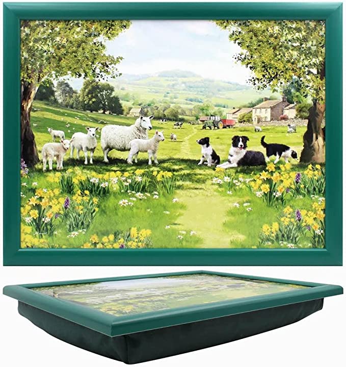 Collie And Sheep Lap Tray With Cushion – Smyth's Homevalue