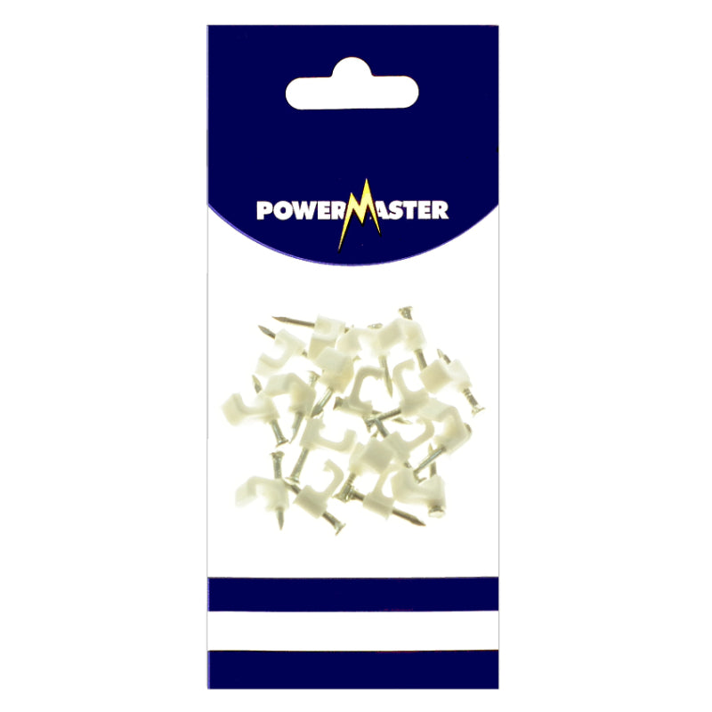 Powermaster 20 Piece Bell Wire Cable Clips – Smyth's Homevalue