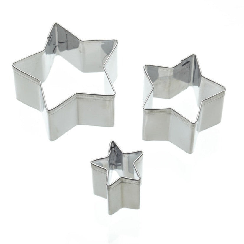 KitchenCraft Set of 3 Star Fondant Cutters – Smyth's Homevalue